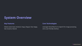 presentation of emotional detection system with ai.pptx