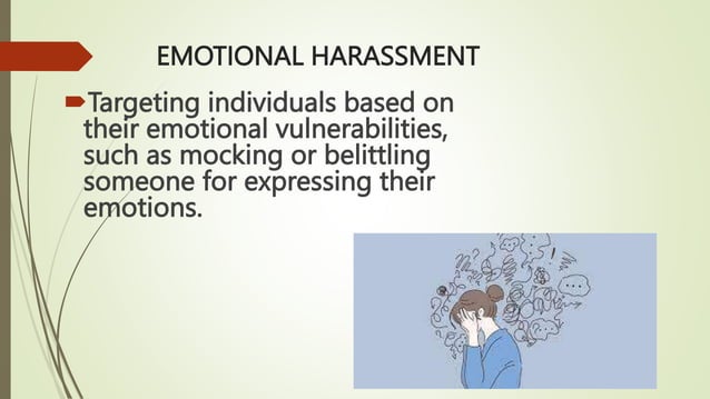 Emotional discrimination Araling panlipunan | PPT