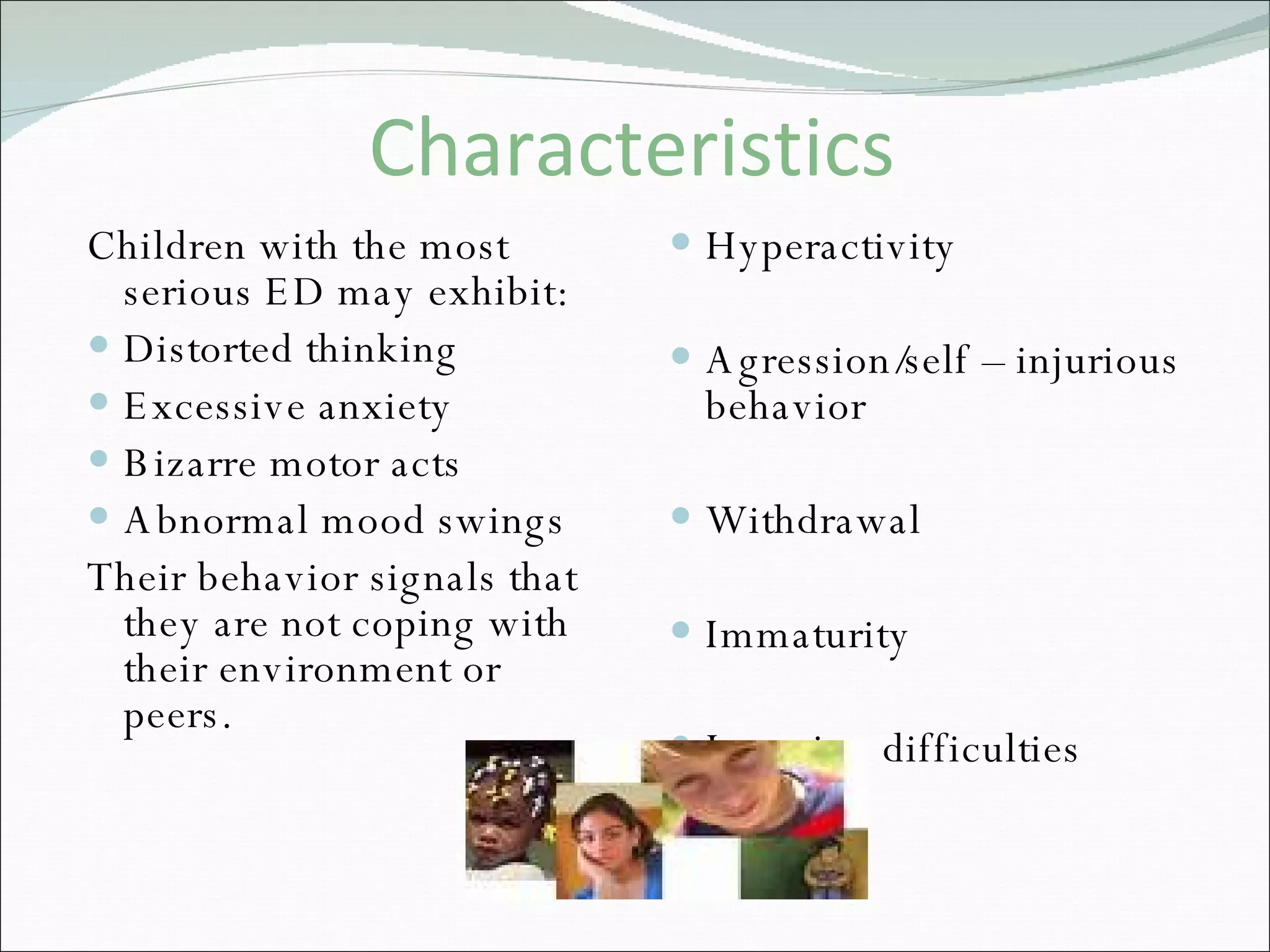 Emotional Disorders Presentation | PPT