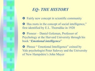 emotional-intelligence quotient explained | PPT