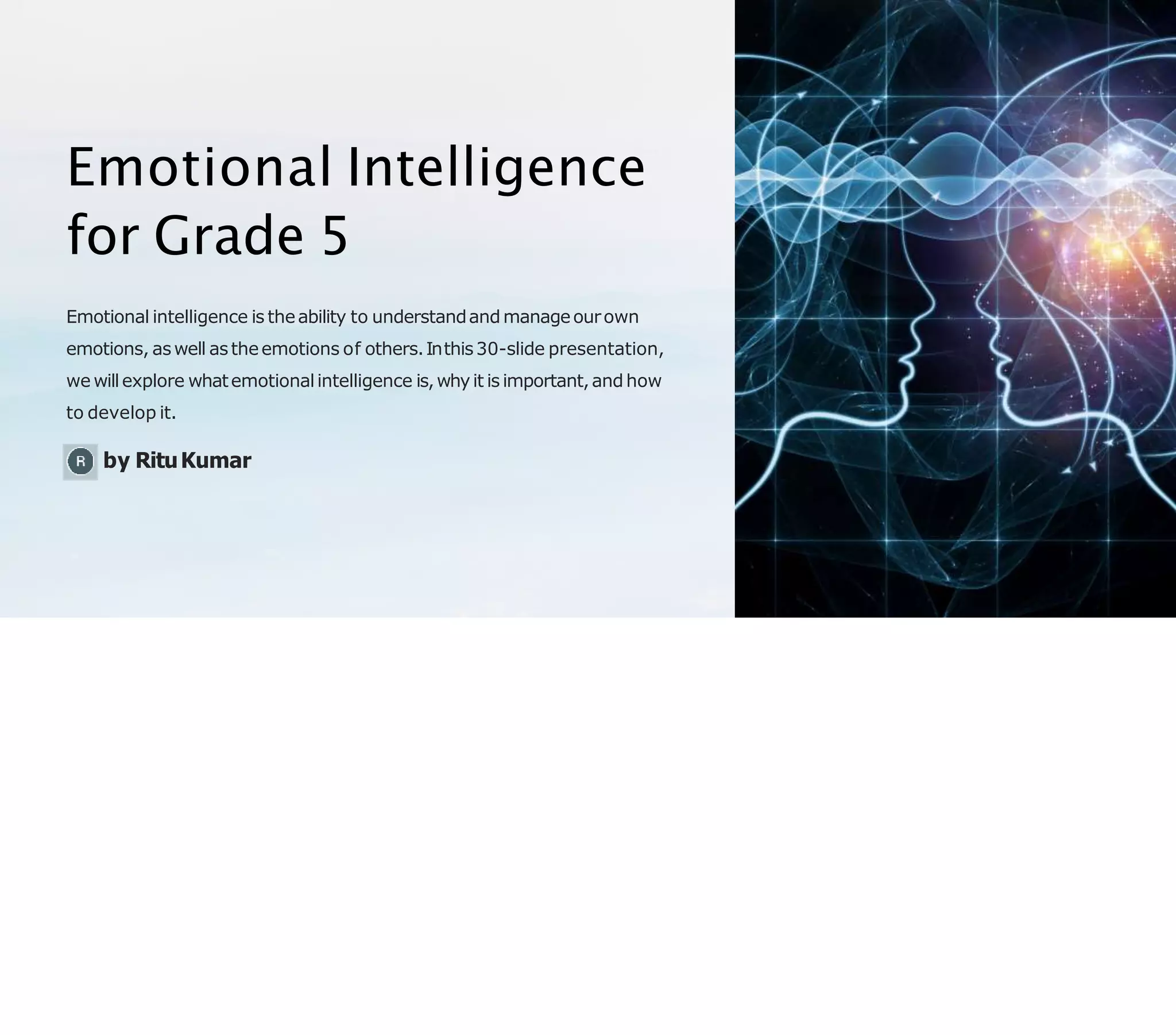 Emotional Intelligence Powerpoint Presentation Explore The