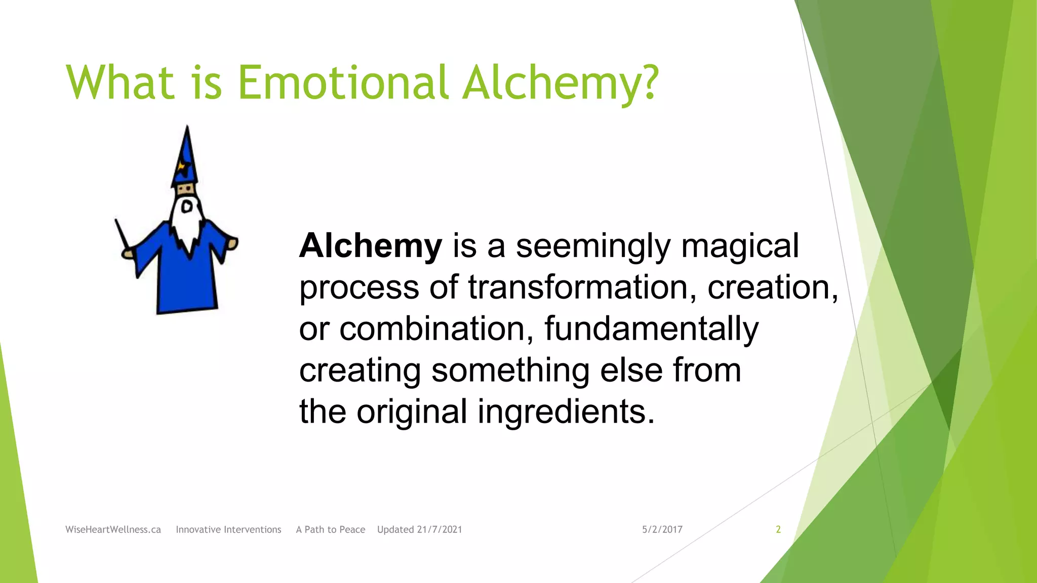 Emotional Alchemy Short Course Powerpoint.pptx | Mental Health ...