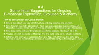 Emotional Alchemy Short Course Powerpoint.pptx | Mental Health | Diseases and Conditions