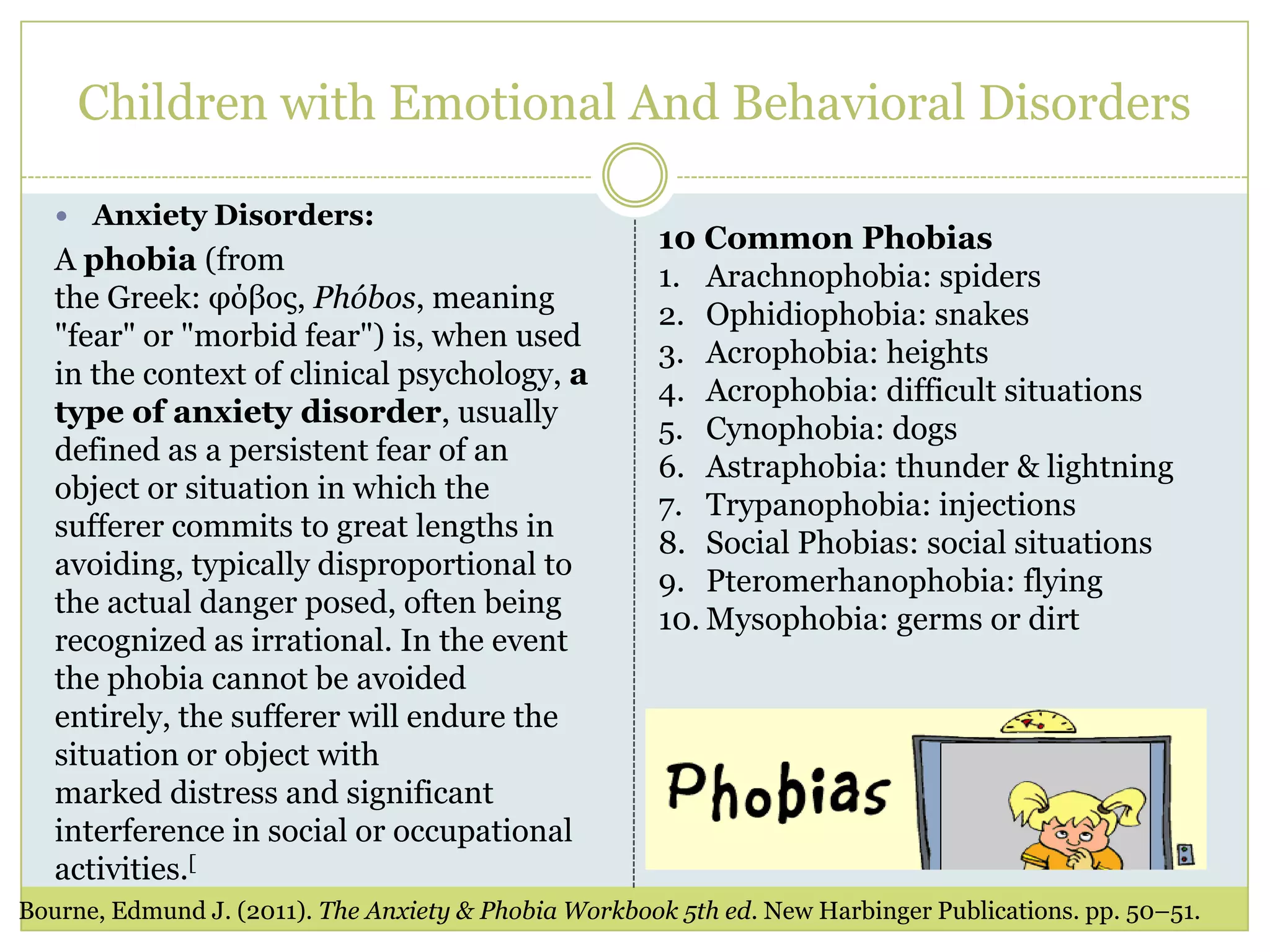 children with emotional and behavioral disorders | PPTX | Mental Health ...