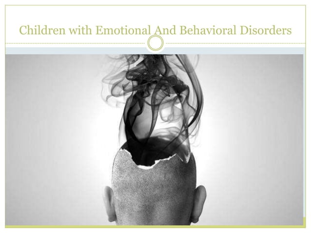 children with emotional and behavioral disorders