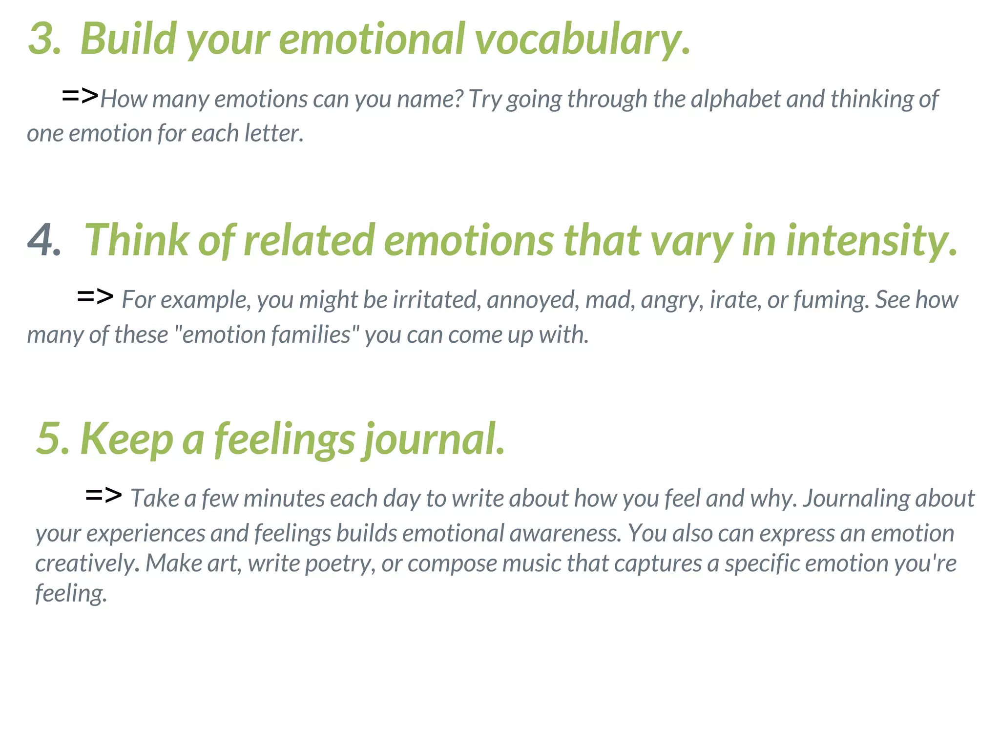 Emotional awareness | PPTX