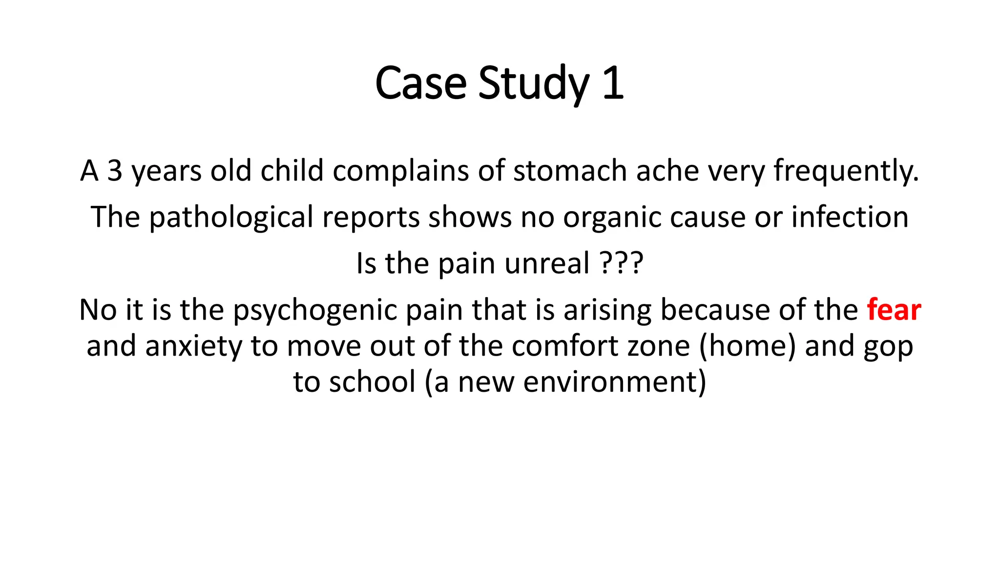 Emotional awareness and psychogenic pain | PPTX