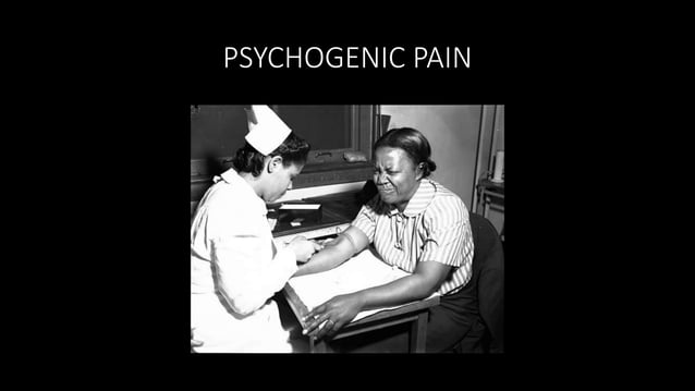 Emotional awareness and psychogenic pain | PPT