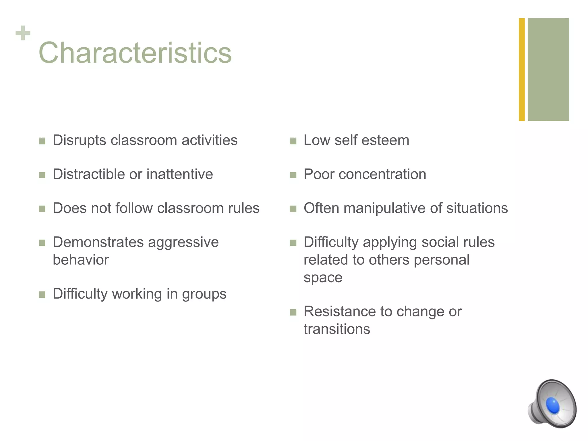 Emotional behavioral disorders | PPT