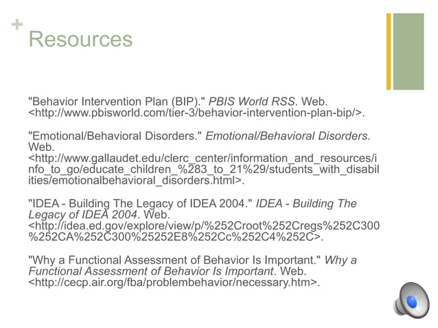 Emotional behavioral disorders | PPT