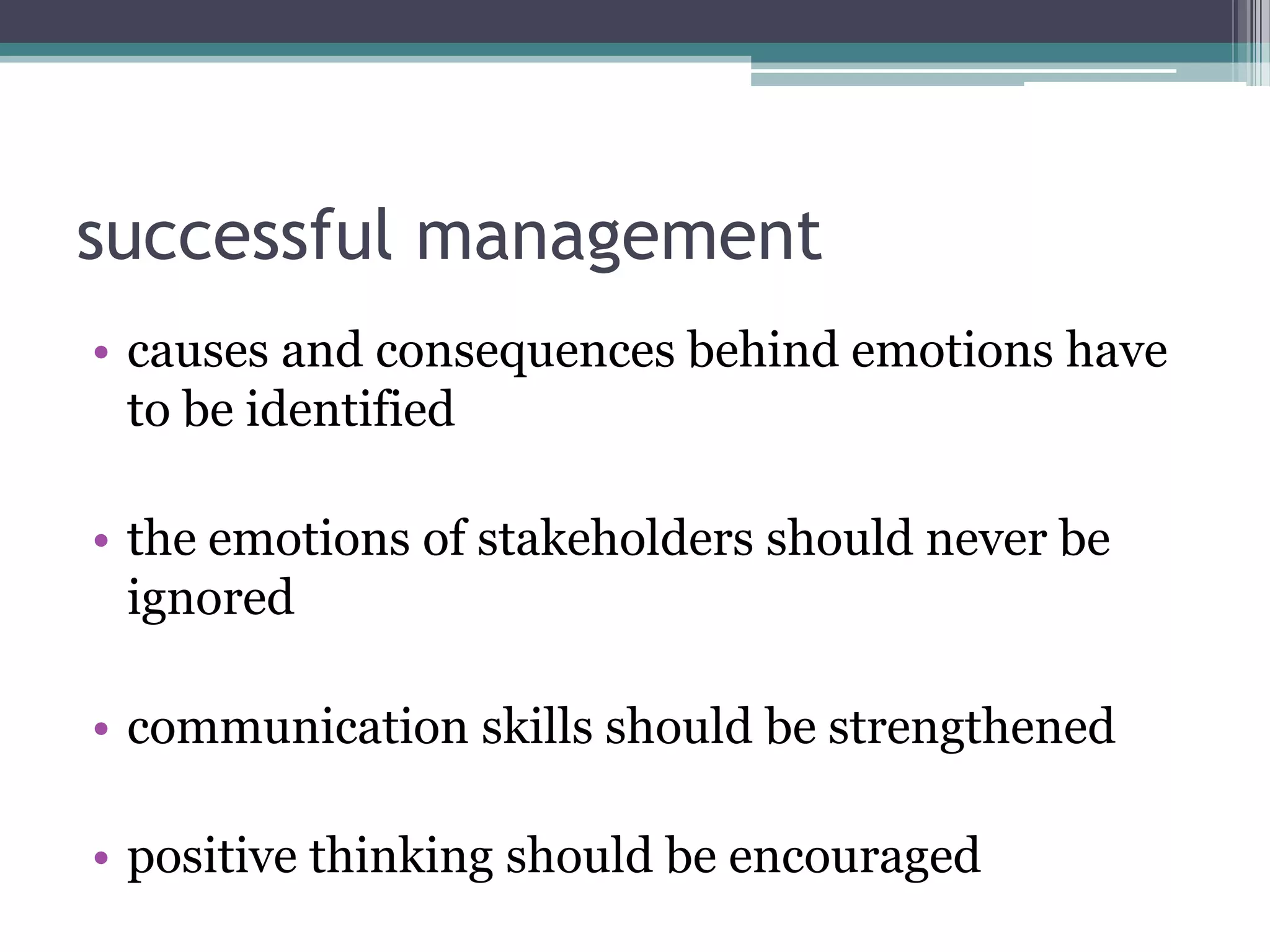Emotional behaviour in the workplace | PPTX