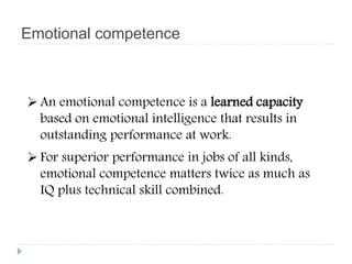 Emotional competence | PPTX