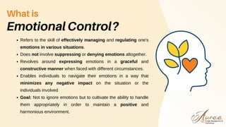 Emotional Control: Strategies for Managing Emotions Effectively as a ...