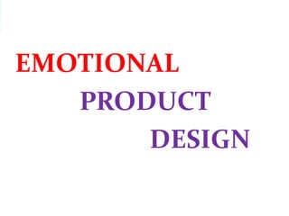Emotional design | PDF