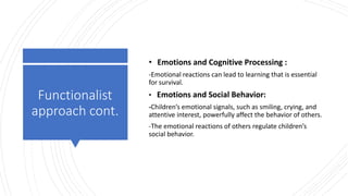 Emotional development | PPTX