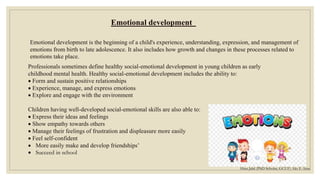 Emotional development | PPT