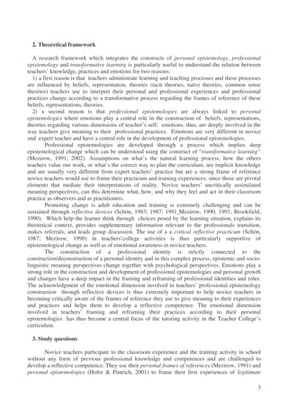 Emotional dimensions in_transformative_learning_processes_of_novice_teachers | PDF