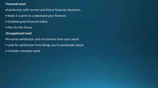 Emotional Dimensions of Health | PPT