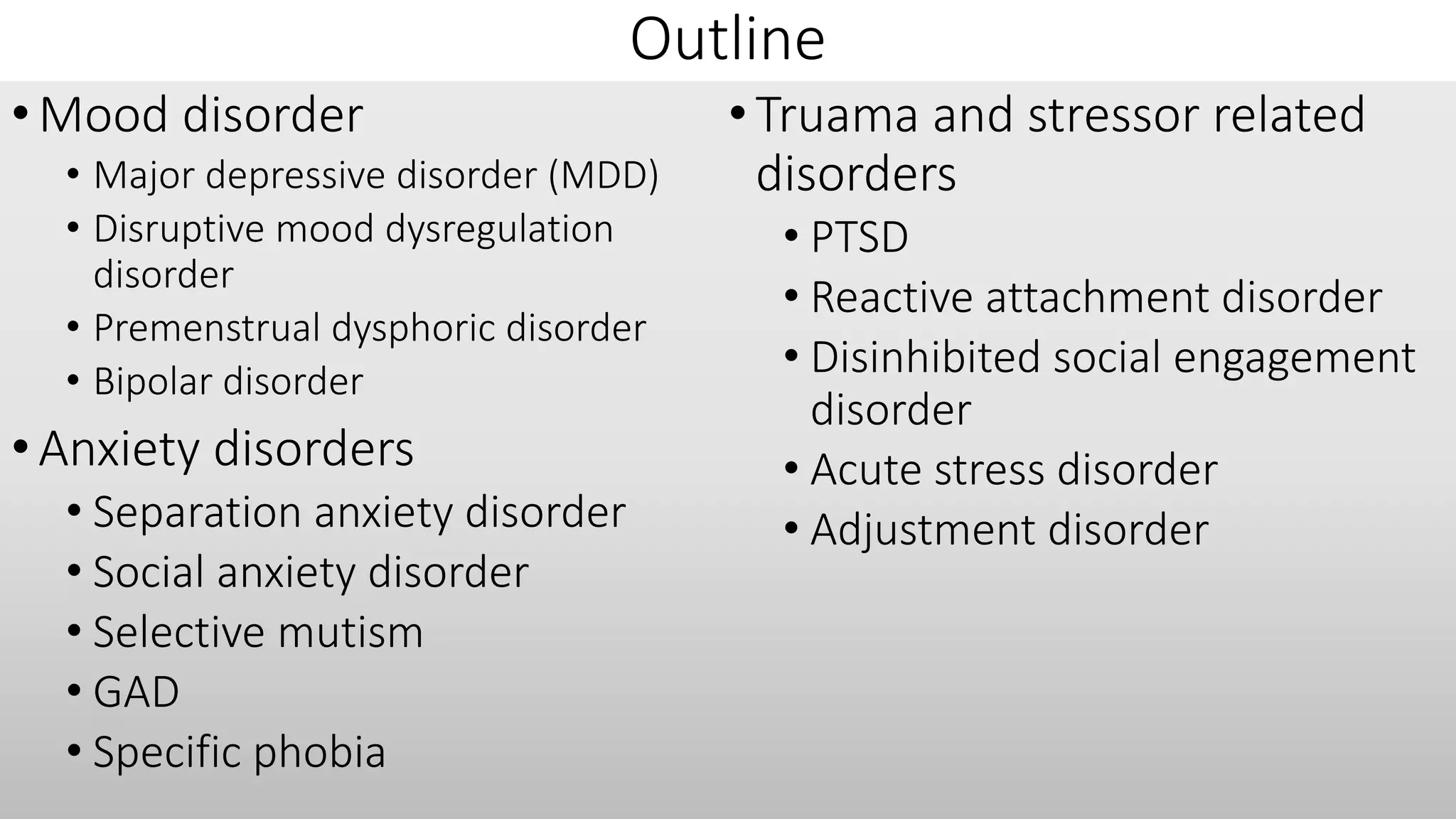 Emotional disorders in children | PPTX