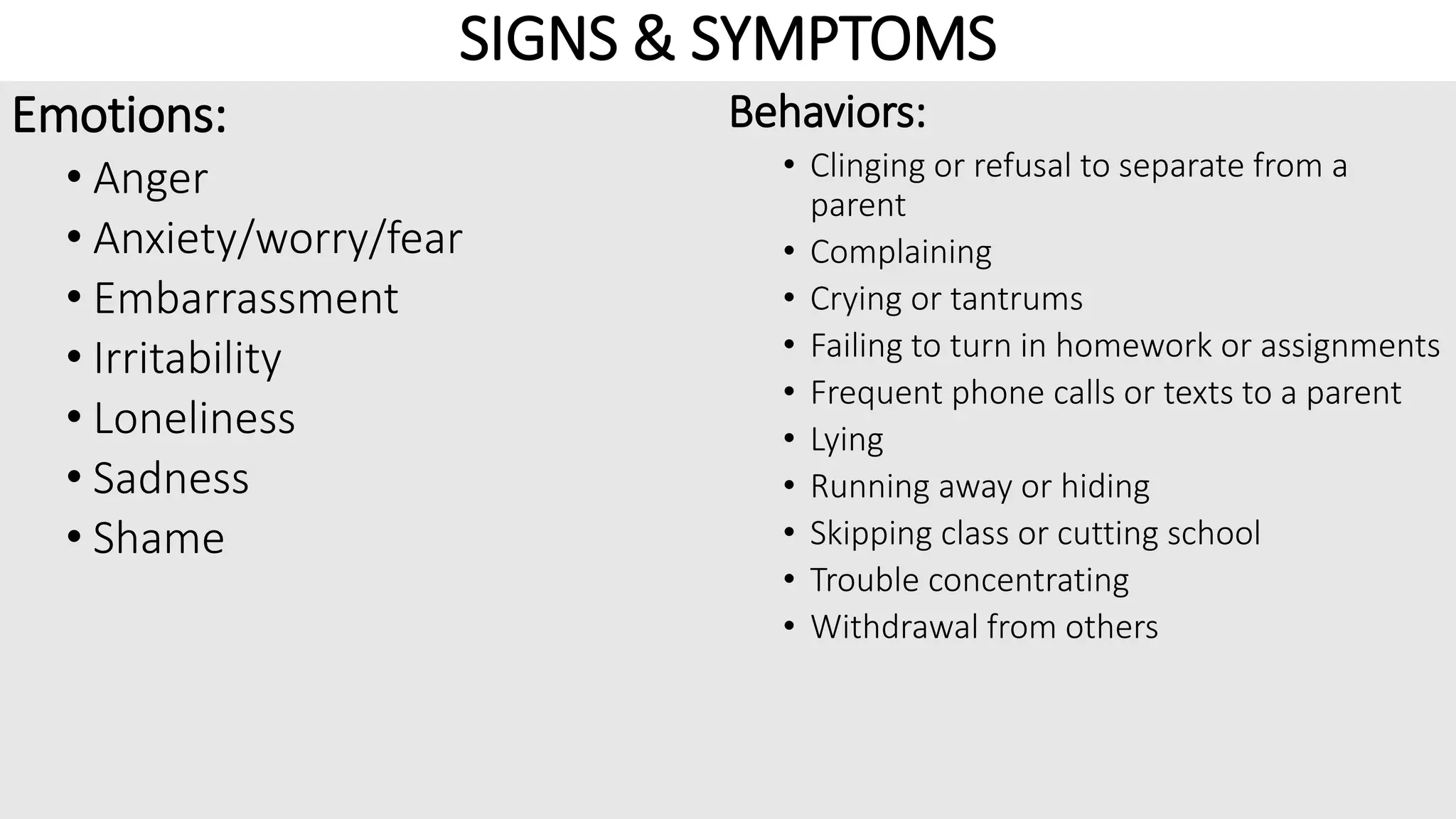 Emotional disorders in children | PPTX