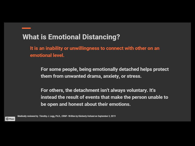 Emotional Distancing | PDF