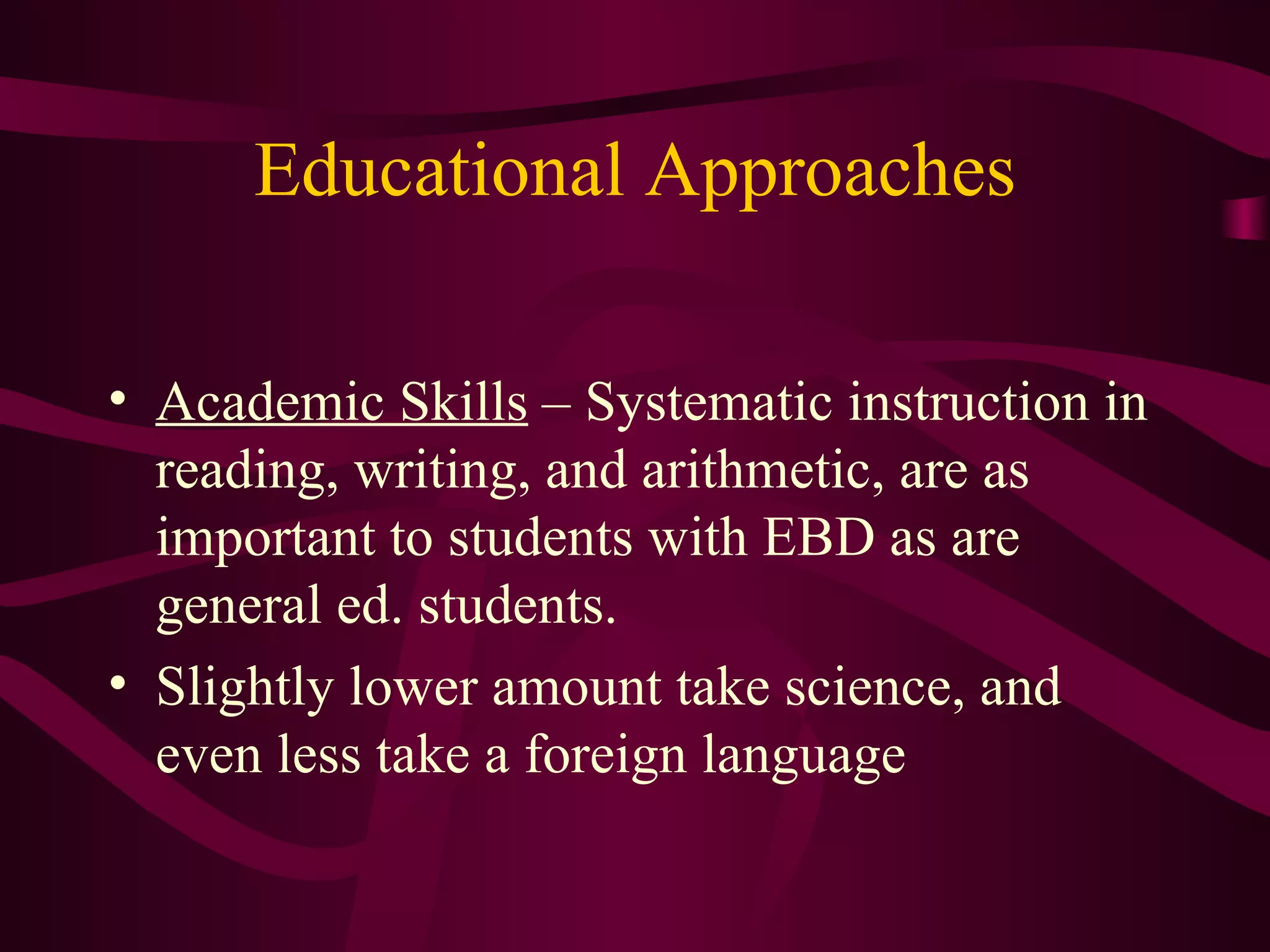 Emotional disturbance | PPT