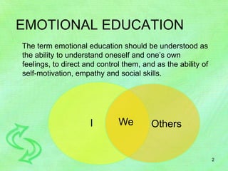 Emotional education 1 | PPTX
