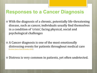 Emotional effects of a cancer diagnosis - Dee McKiernan | PPT