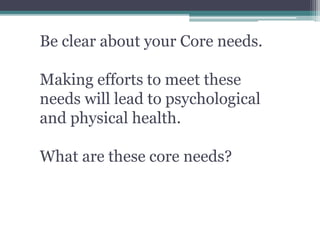 Emotional health and stress management | PPTX