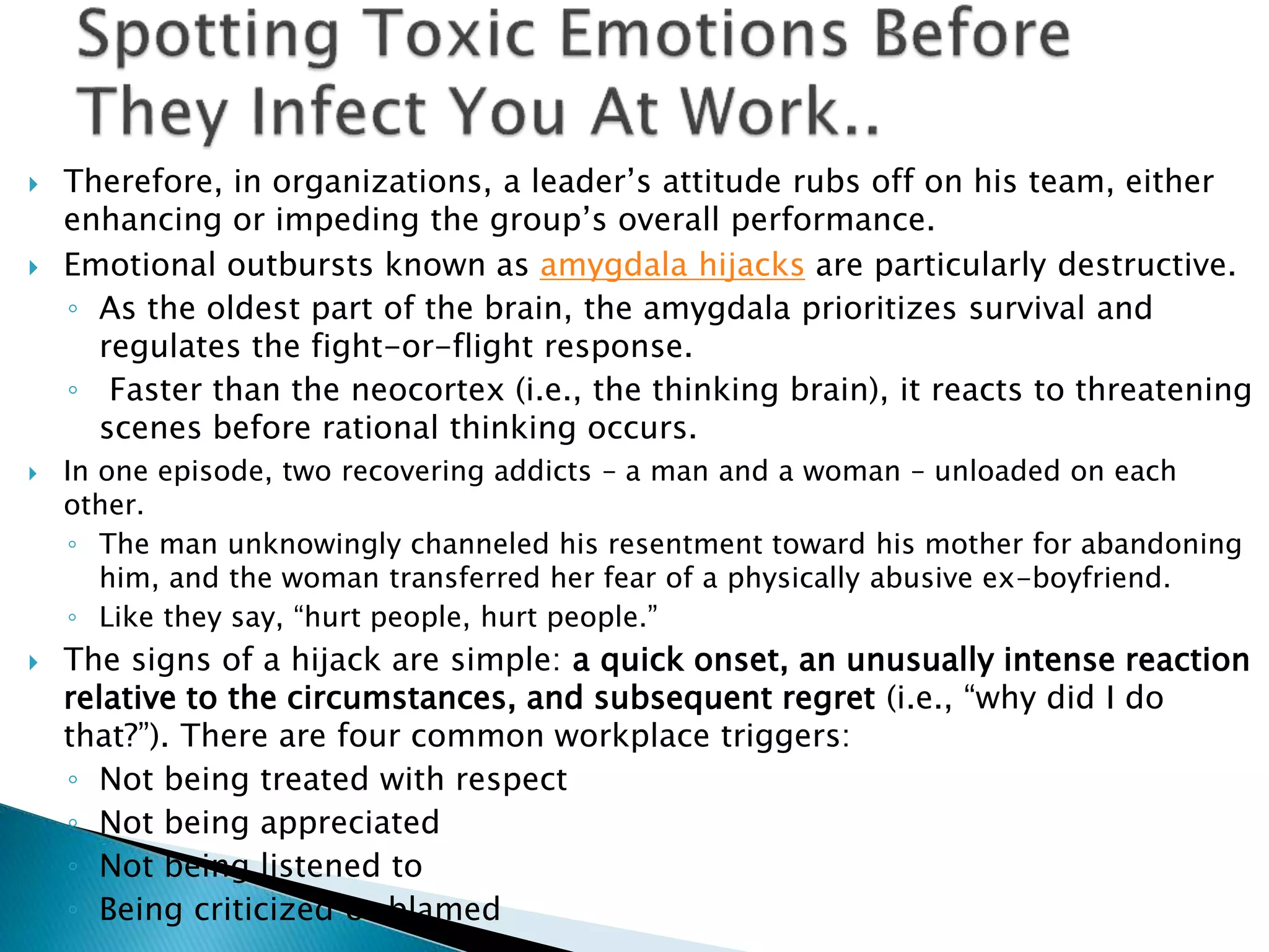 Emotional hijacking | PPTX