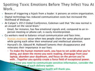 Emotional hijacking | PPTX