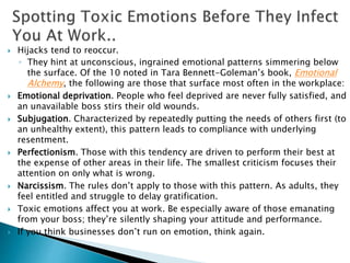 Emotional hijacking | PPTX
