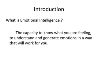 Emotional Intelligence | PPT