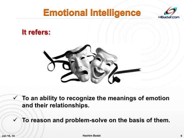 Emotional intelligence ; Four Branch Model | PPTX