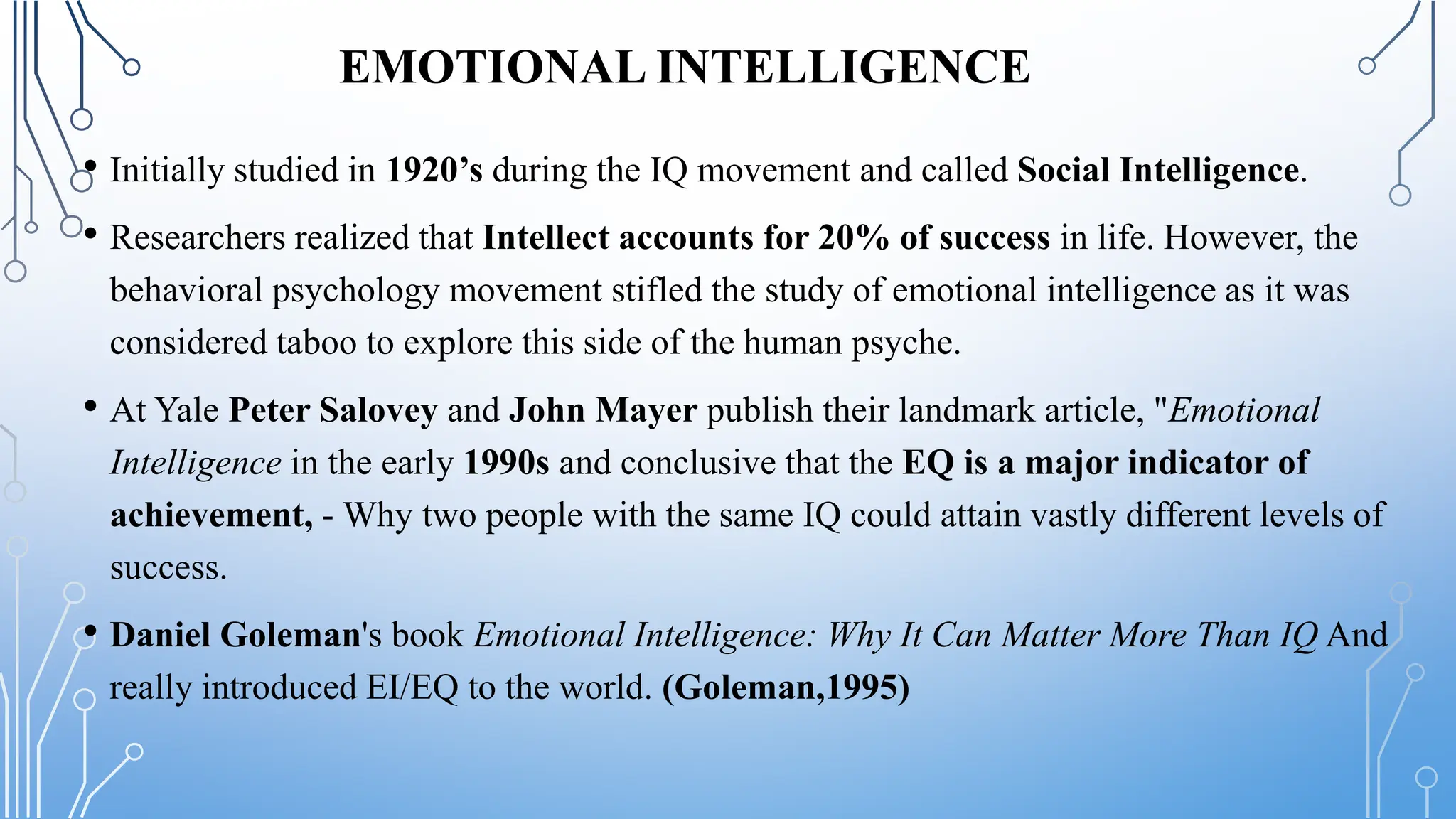 Emotional Intelligence & Human Potential | PPT