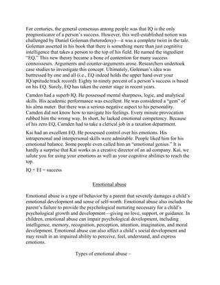 Emotional intelligence | PDF