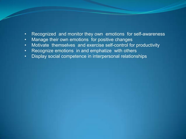 Emotional intelligence | PPTX | Educational Assessment | Education