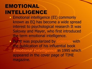 Emotional Intelligence | PPT