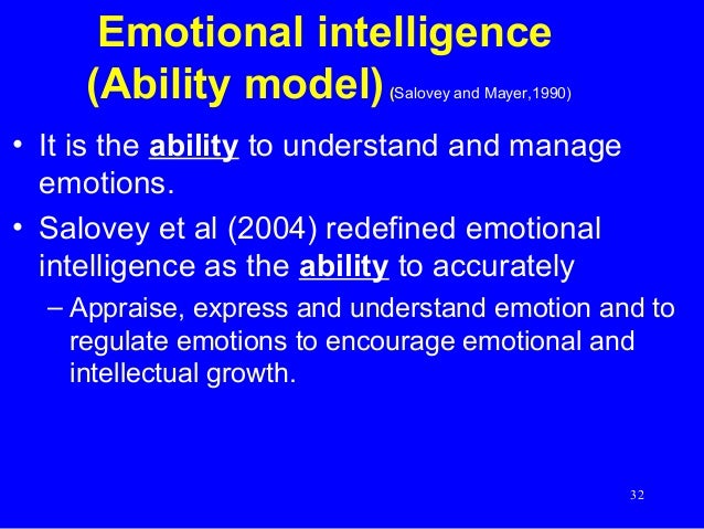 Emotional intelligence