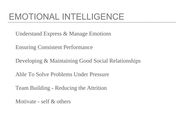 Emotional intelligence | PPT