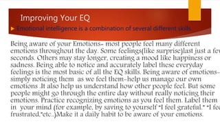 Emotional intelligence | PPTX