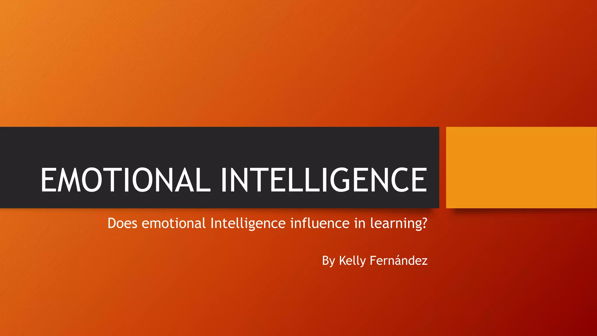 Emotional intelligence | PPT