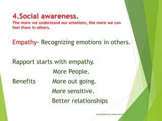 Emotional intelligence ppt from jamesadhikaram.com