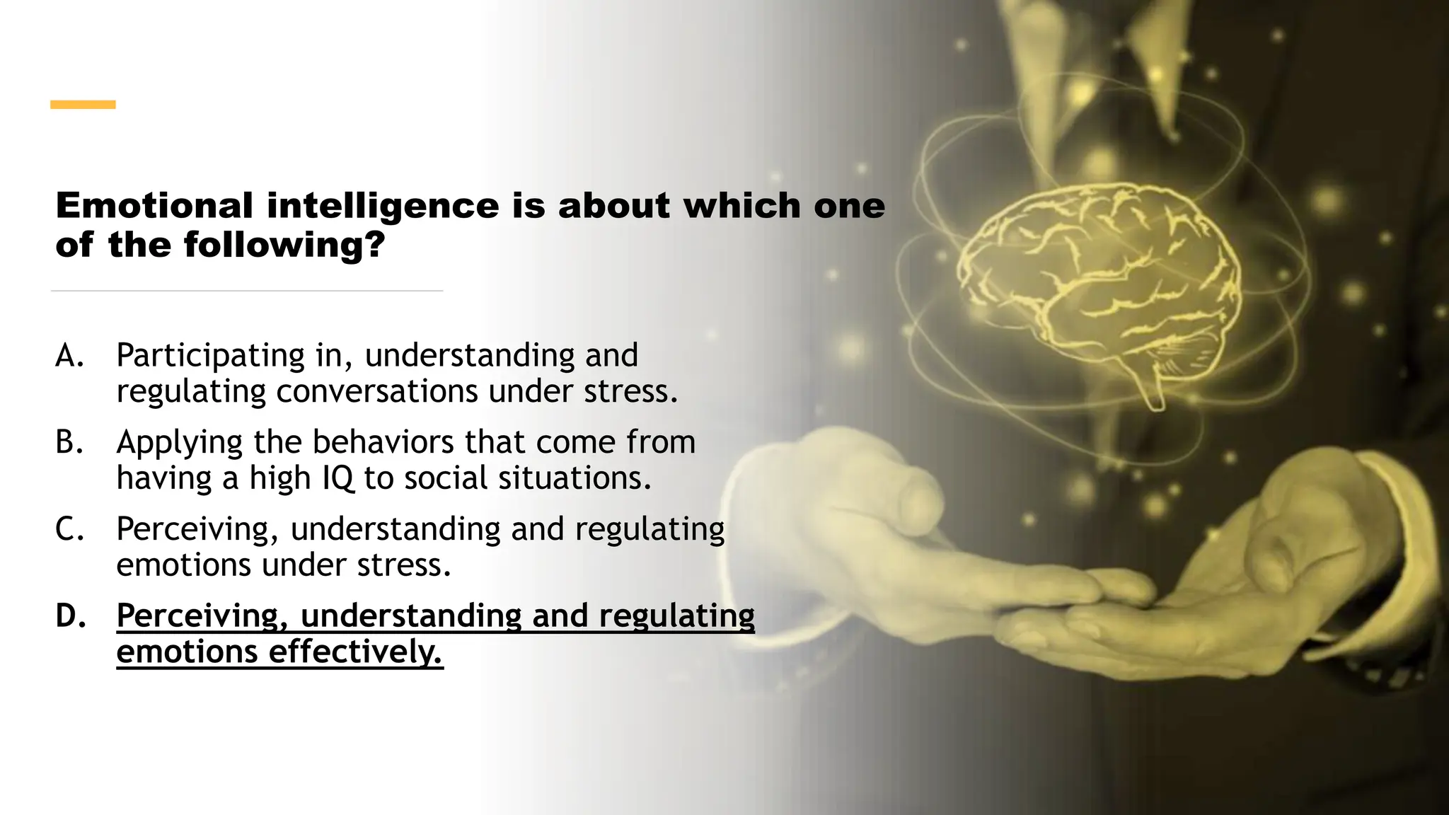 Emotional Intelligence . | PPTX