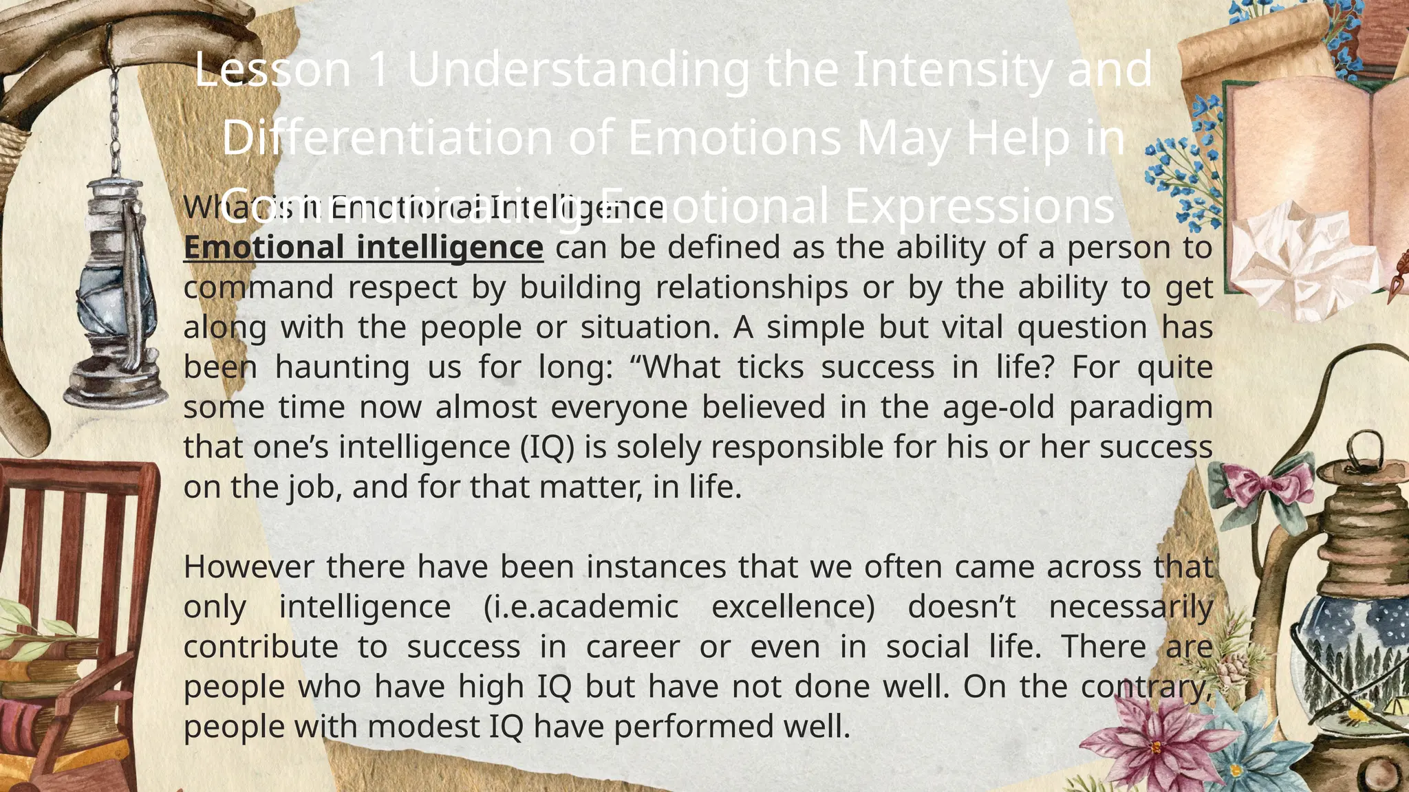 Emotional Intelligence.popwerpoint prese | PPTX