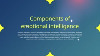 Emotional Intelligence for teens introduction | PPTX