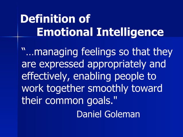 Emotional Intelligence by Tom Esch | PDF | Business | Business and Finance
