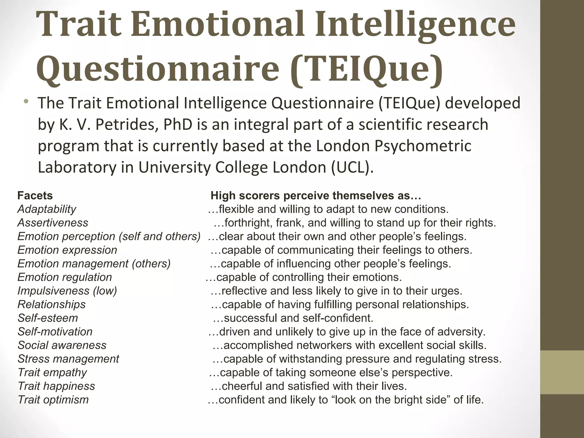 Emotional intelligence Models | PPT