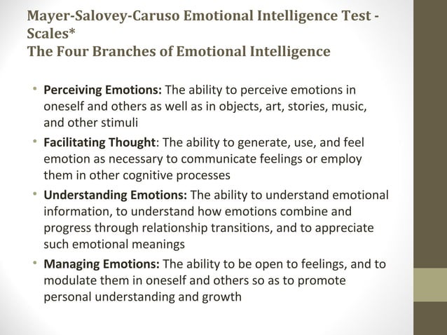 Emotional intelligence Models | PPT
