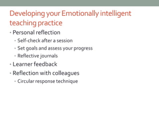 Emotional Intelligence and Library Instruction | PPT